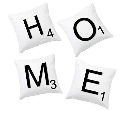 Amazon.com: Scrabble Throw Pillow with Insert : Home & Kitchen