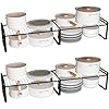 Amazon.com: 2 Pack Expandable Cabinet Shelf, Stackable Kitchen ...