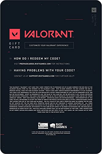 Valorant Points 1000 VP [Valorant Points Gift Card India] (Code Only ...