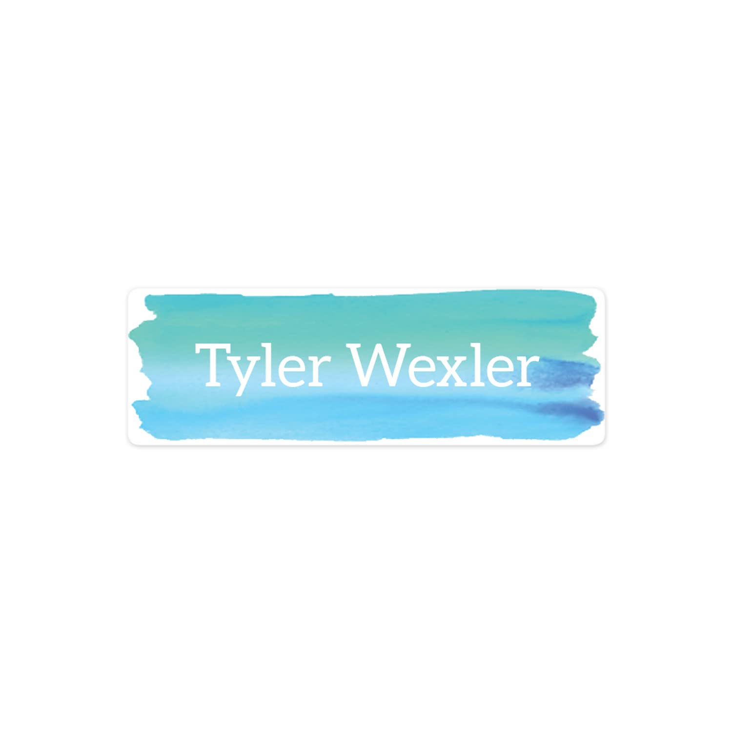 Personalized Blue Labels