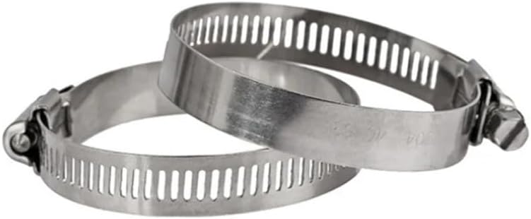 Adjustable Stainless Steel Screw Band Hose Clamps Fuel Hose Clamps Pipe ...