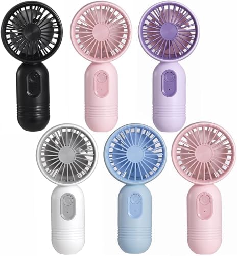Amazon.com: Mini Portable Fan 3 Pack, Cute Handheld Fan Battery ...