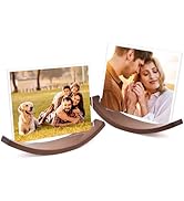 Amazon.com - Qiannhee 5x7 Horizontal Picture Frame, Desk Picture Frame ...