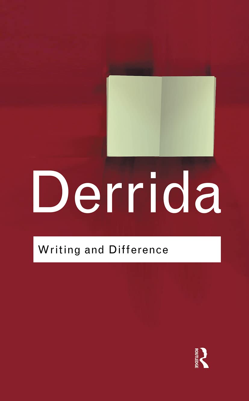 Writing and Difference (Routledge Classics): Derrida, Jacques ...