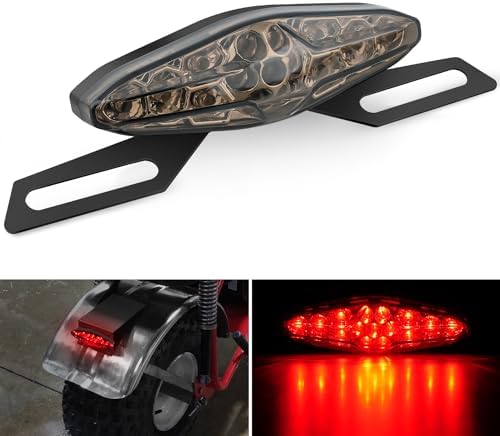 Amazon.com: Nilight Motorcycle Tail Lights LED Brake Running Light with ...