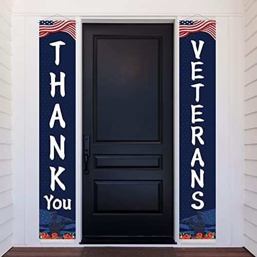 Amazon.com: Large 9.8x1.6ft Veterans Day Banner, Veterans Day ...