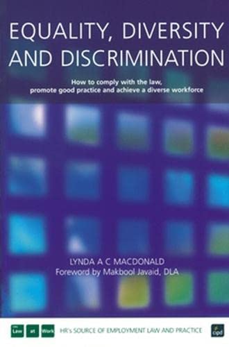 Managing Equality, Diversity and the Avoidance of Discrimination: Lynda ...