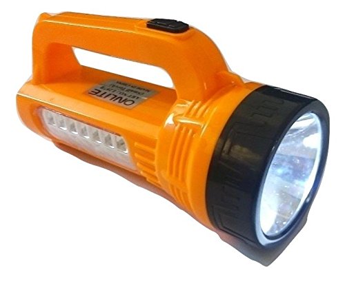 Onlite Plastic Rechargeable Emergency Light, Multicolour (red, Orange ...