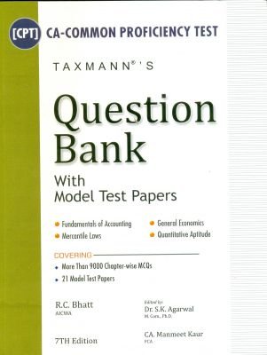 Buy Question Bank with Model Test Papers (CA CPT) Book Online at Low ...
