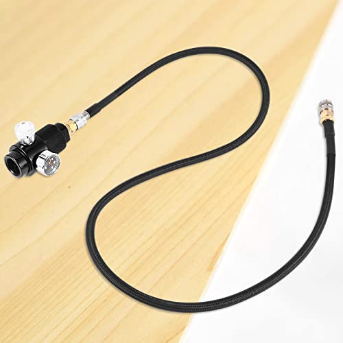Regulator with 100cm Flex Remote Hose Line 0-200 Psi to Co2 Tank ...