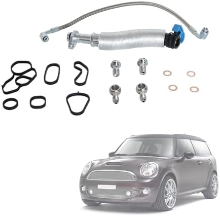Amazon.com: Turbo Turbocharger Oil Feed Line & Oil Return Line & Gasket ...