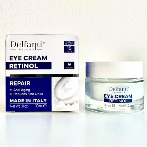 Amazon.com: Delfanti-Milano • RETINOL REPAIR EYE CREAM • Anti Aging ...