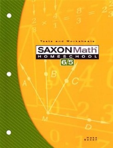 Amazon.com: Saxon Math 6/5: Student Test & Practice Generator ...