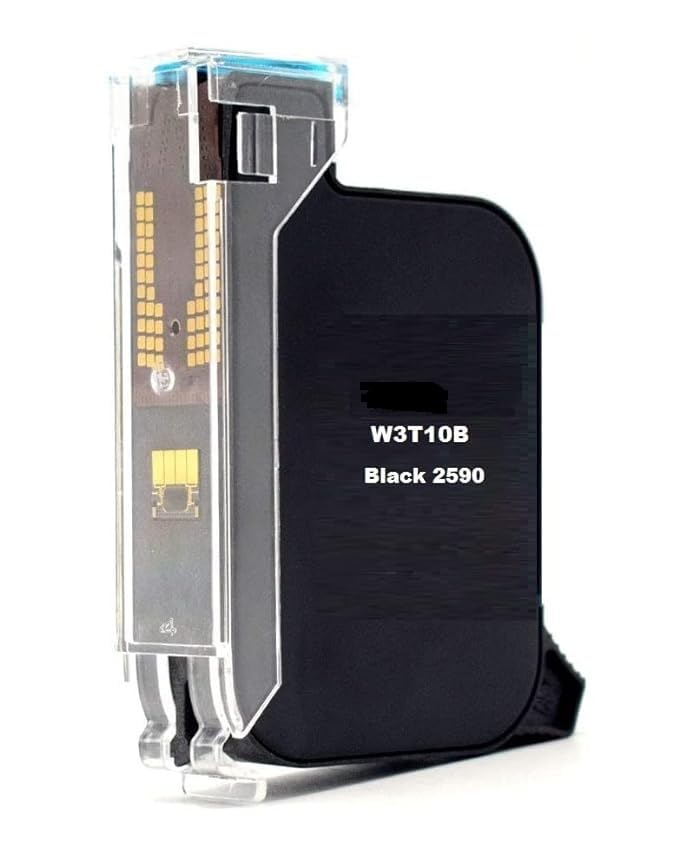 W3T10B / 2590 Solvent Black Ink Cartridge Compatible for Handheld ...