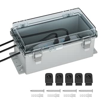 Joinfworld Waterproof Outdoor Extension Cord Protective Box