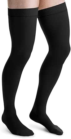 Amazon.com: JOBST forMen Compression Socks, 15-20 mmHg, Thigh High ...