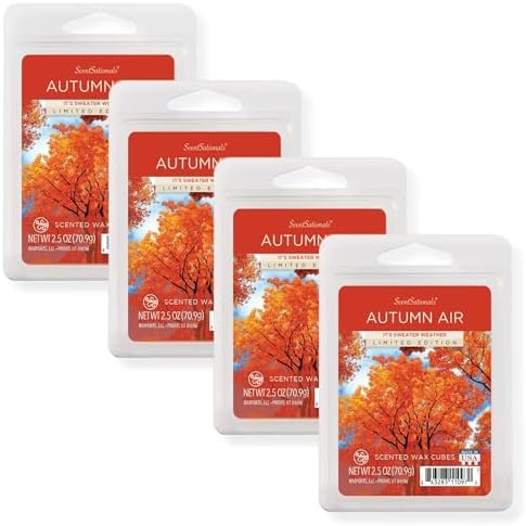 Amazon.com: Scentsationals Wax Melts, Wax Cubes Strong Scent - Autumn ...