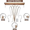 Amazon.com: Altai Republic Wooden Pants Hangers - 5 in 1 Space Saving ...