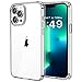 Amazon.com: JJGoo Compatiable with iPhone 13 Pro max Case Clear, Transparent Shockproof Phone ...