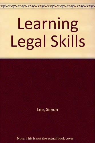 Learning legal skills: Simon; Fox Lee, Marie Fox: 9781854311122: Amazon ...