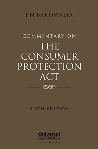 Commentary on the Consumer Protection Act : J N Barowalia: Amazon.in: Books