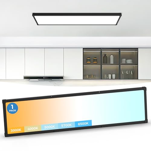 Aphyni 1x4 LED Flat Panel Light Surface Mount, 1 Ft. by 4 Ft. LED ...