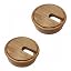 Gedotec Cable duct lacquered oak wood | Plain | 2 round cable ducts ...