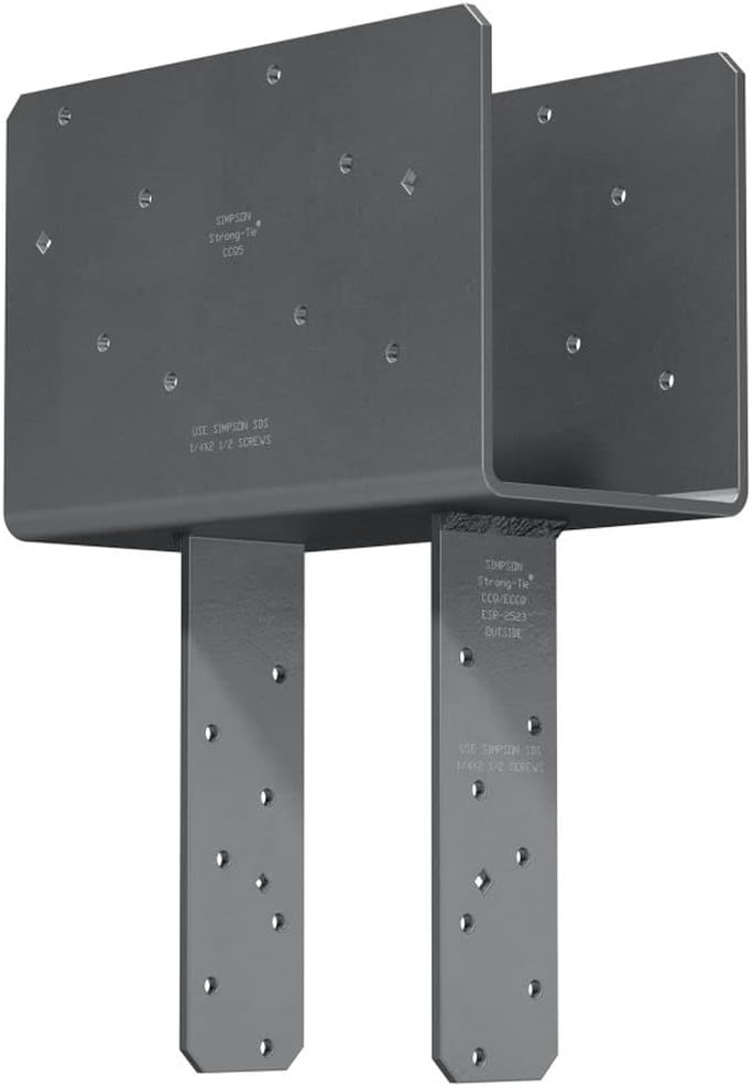Amazon.com: Simpson Strong-Tie CCQ66SDS2.5 - Column Cap for 6x Beam, 6x ...
