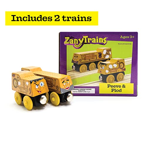 Zany Trains Series 1 - Wooden Train Set with Cargo - Compatible with ...