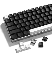 Amazon.com: dagaladoo PBT keycaps,Black Topographic keycaps 60 75 ...