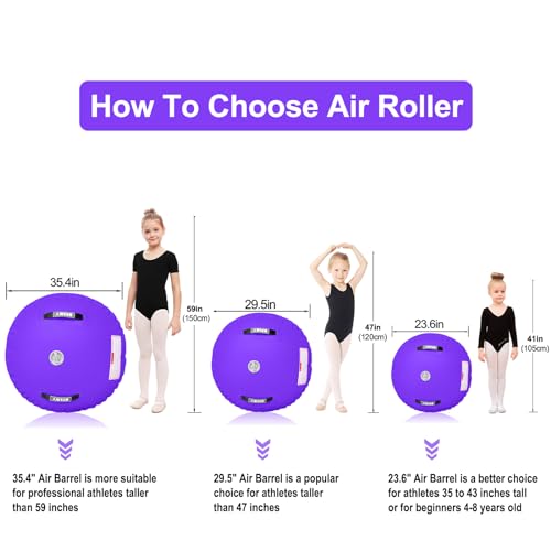 Snapklik.com : AWSUM 4ft L X 2.5ft Diam Gymnastics Air Roller Tumbling ...