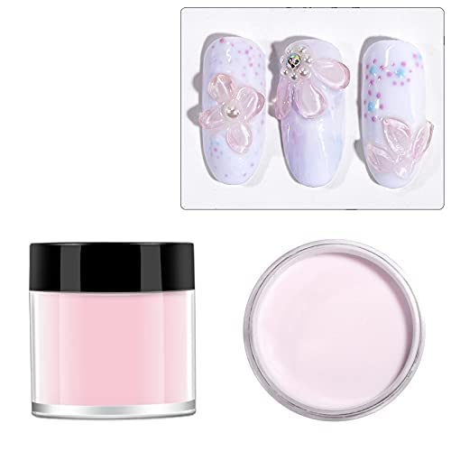 Acrylic Powder Crystal Powder for Nail Extension Nail Carving (Pink ...