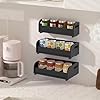 Amazon.com: Wisuce Tea Holder for Tea Bags Organizer - Black Bamboo Tea ...