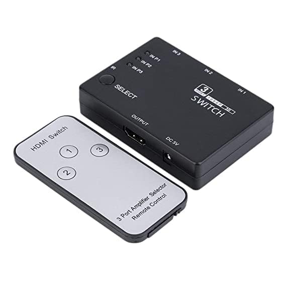 Buy G-Golden Hub HDMI Switch Splitter Switcher Box 3-Port, 3 in 1 Out ...