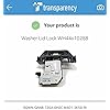 Amazon.com: OEM Washer Lid Lock WH44x10288 : Appliances