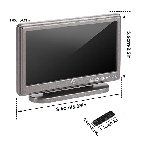 TIESOME Miniature Dollhouse TV Set, 1:12 Dollhouse Mini Television with ...