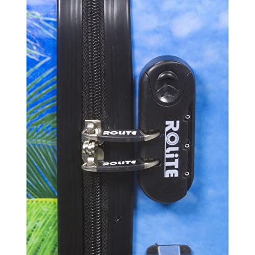Rolite Palm Tree Hardside 3-Piece Spinner Luggage Set - Persaud Travel