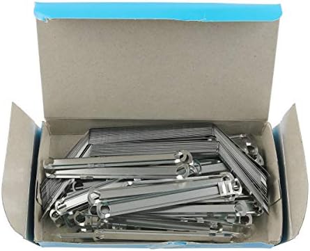 Amazon.com : E-outstanding Metal File Fastener 50PCS 2-Hole Prong Paper ...