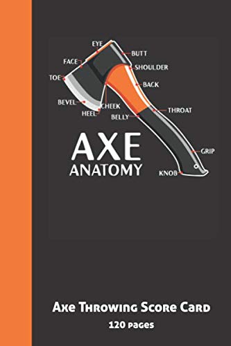 Axe Anatomy: Axe Throwing Score Card | Amazon.com.br