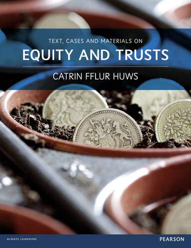 Text, Cases !& Materials on Equity & Trusts: Uk Edition: Huws, Catrin ...