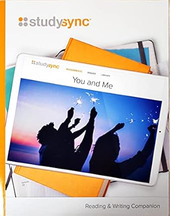 StudySync Core ELA Grade 6, Reading and Writing Companion, Unit 2 (MS ...