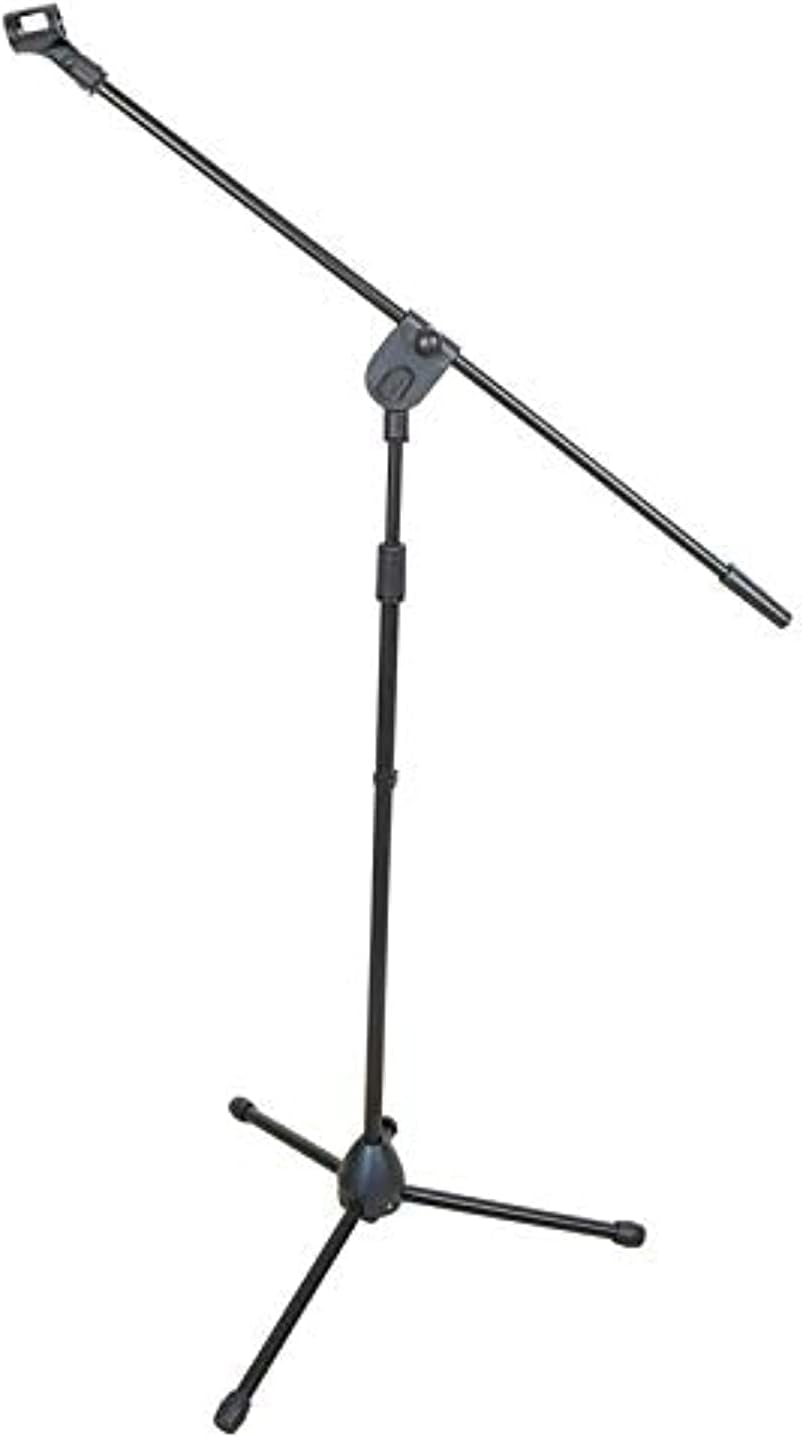 DAYONG Tripod Microphone Stand, Adjustable Height Mic Floor Stand with ...