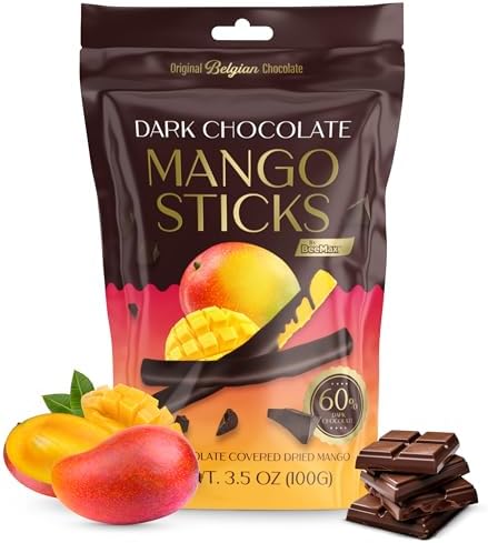 Amazon.com : Belgian Chocolate Covered Fruit Sticks - Gourmet Covered ...