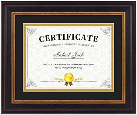 Amazon.com - Creative Picture Frames 6x8 inch Classic Black Double ...
