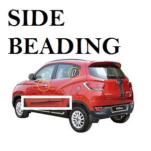 VAIBN Side Beading BEEDING Compatible for Mahindra KUV Black Color Set ...