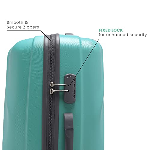 Genie Diana Trolley Bag Extra Large (XL) Size, 79 cms Spearmint Hard ...