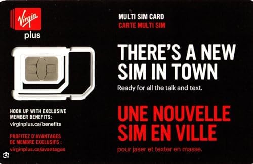 Virgin Mobile SIM Card | Multi SIM | Fits Any Phone : Amazon.ca ...