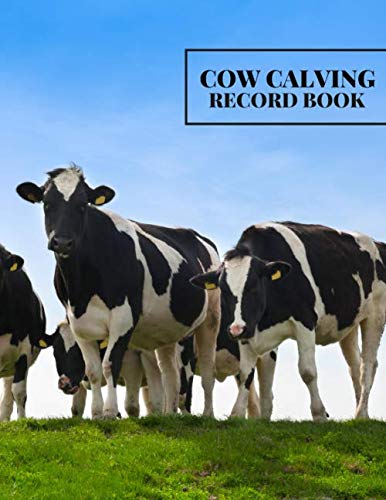 Cow Calving Record Book Calving Record Book Cattle Journal Tracker ...