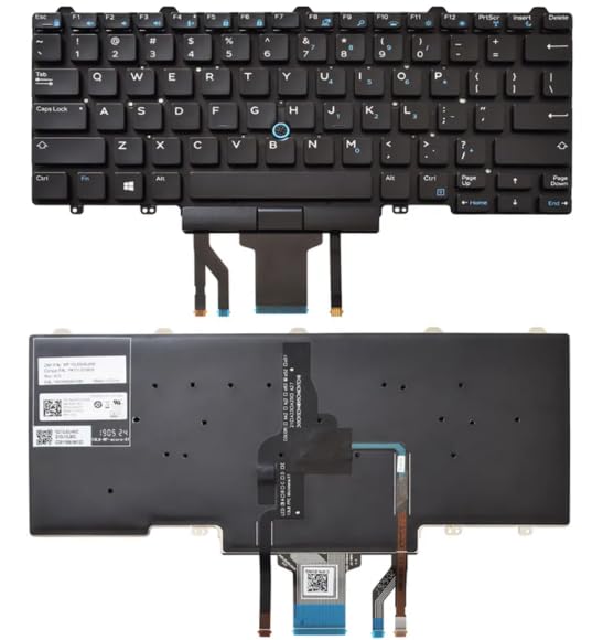 TravisLappy Replacement Keyboard for DELL Latitude E5450 5470 5480 5490 ...