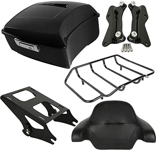 Amazon.com: King Tour Pack Luggage Kit w/Black Latches+Two-Up Tour Pack ...